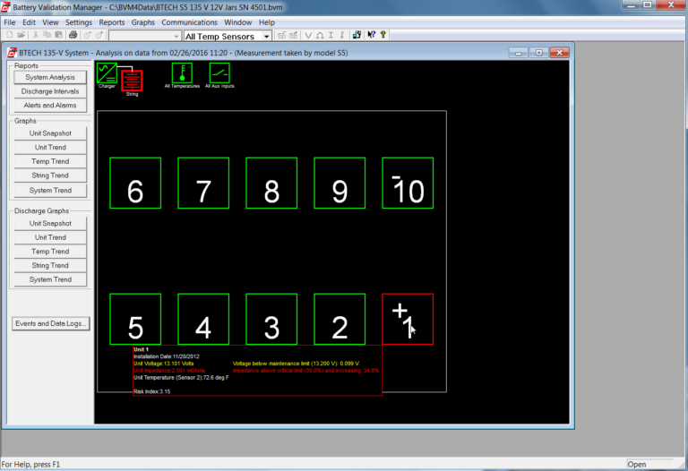 Battery Validation Manager Version 4.7 Released BTECH